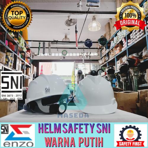 Jual HELM SAFETY PROYEK WARNA PUTIH MERK ENZO ORIGINAL - Kota Medan ...
