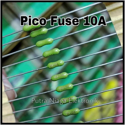 Jual Pico Fuse 10A / Sikring Axial / Sekering Littlefuse fast acting ...