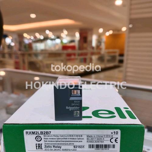 Jual RELAY SCHNEIDER RXM2LB2B7 24VAC 2CO 5A 8PIN ZELIO RELAY PLUG IN LED - Jakarta Pusat ...