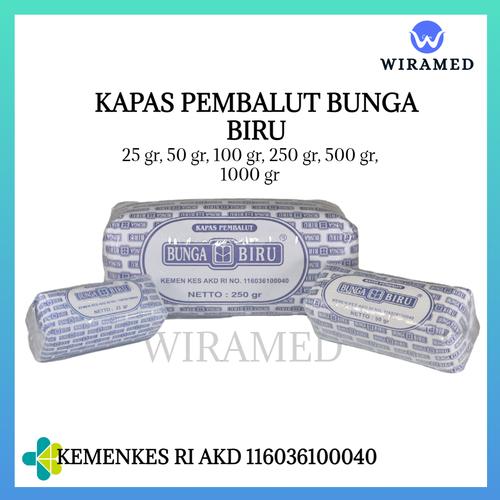 Jual Kapas Pembalut Bunga Biru 25GR/50GR/100GR/250GR/500GR/1000GR - Kab ...