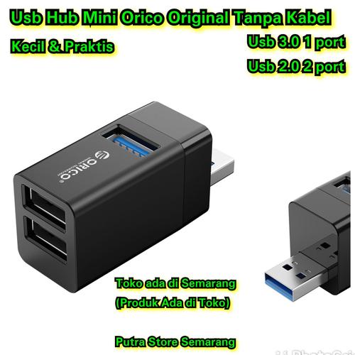 Jual Usb hub 3 port tanpa kabel orico original Usb 3.0 Usb Hub Mini ...