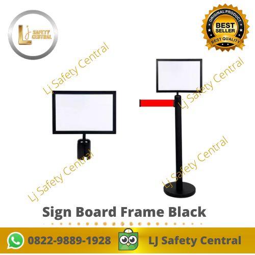 Jual Sign Board Frame Stainless Hitam A4 / Potrait & Landscape Poster ...