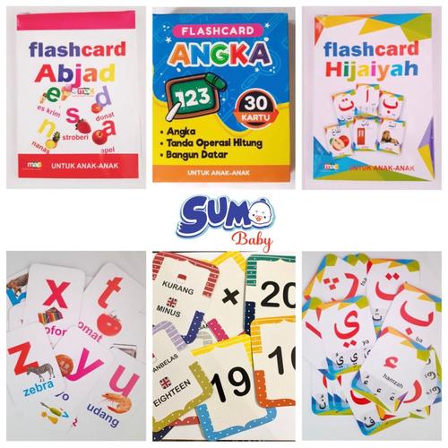 Jual Flash card abc huruf abjad angka hijaiyah alphabet / Kartu edukasi ...