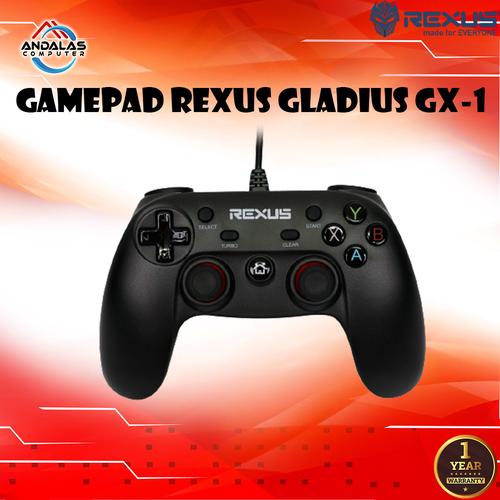 Jual GAMEPAD JOYSTICK WHEEL SINGLE REXUS GLADIUS GX1 GAMING ORIGINAL ...