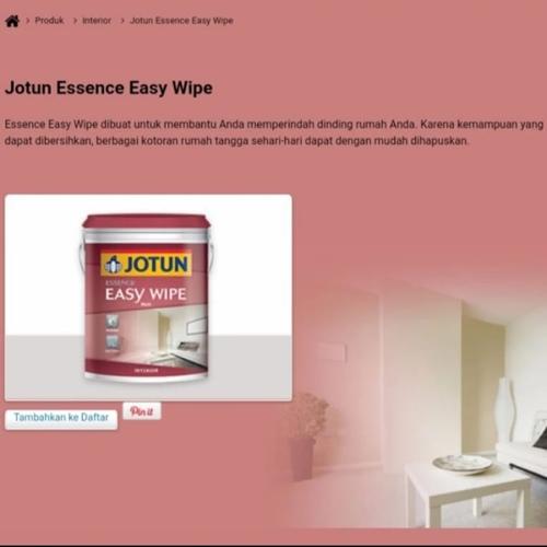 Jual Cat Tembok Jotun Easy Wipe 2612 Pinkkins - 3,5 liter - Kota ...