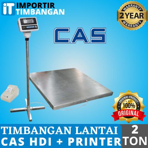 Jual Timbangan Lantai floor scale full stainless cas hdi 1,2m x 1,2m 2 ...