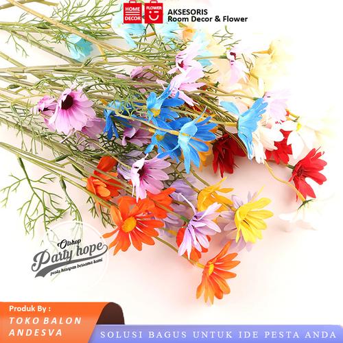 Jual Bunga Daisy / Bunga Plastik Tanaman Artificial Daisy / Bunga ...