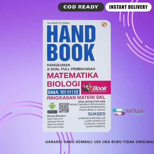 Jual BUKU RUMUS PELAJARAN SMA HANDBOOK RANGKUMAN & SOAL PEMBAHASAN ...