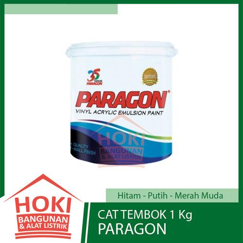 Jual CAT TEMBOK PARAGON 1 Kg Hitam Putih Hibiscus - Acrylic Emulsion ...
