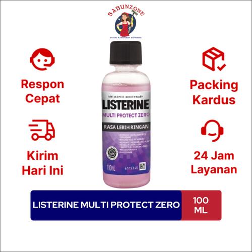 Promo Listerine Multi Protect Zero 100 ml Obat Kumur Antiseptik - Kota ...