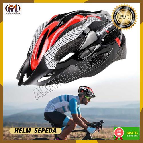 Jual Helm Sepeda Bahan EPS Foam PVC Shell Ergonomis Bike Helmet Nyaman ...