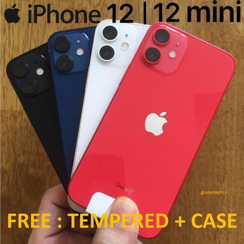 Jual SECOND iPhone 12 / 12 Mini 256GB 128GB 64GB Black Blue Green Red ...