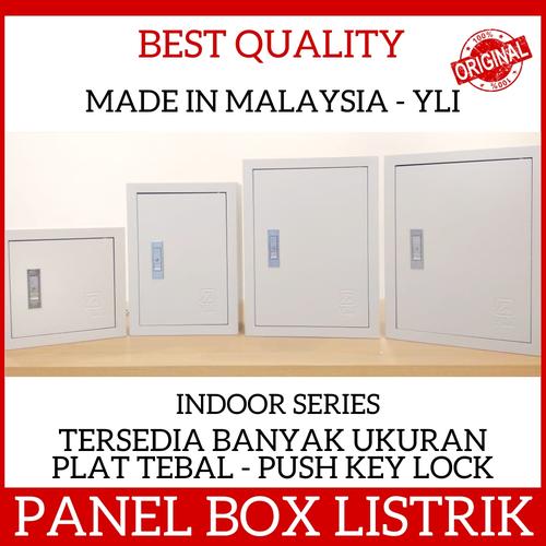 Jual YLI Box Panel Kotak Listrik Indoor Plat Tebal Kunci Model Push ...