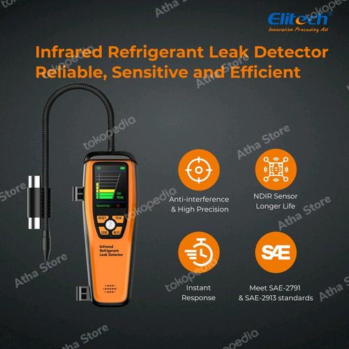 Jual Infrared Refrigerant Leak Detector ILD200 Tester HVAC Pipe Leakage ...