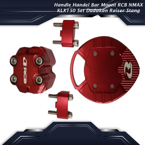 Jual Handle Handel Bar Mount RCB NMAX KLX150 Set Dudukan Raiser Stang ...