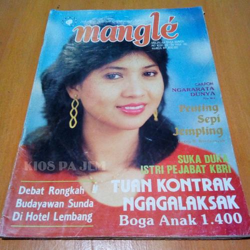 Jual Majalah Bahasa Sunda Mangle no 1036, Maret 1986, Cover Dina Mariana - Kab. Bandung Barat ...