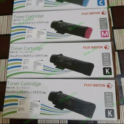 Jual TONER FUJI XEROX CM 315 Z HIGH CAPACITY ORIGINAL -HITAM - Hitam ...