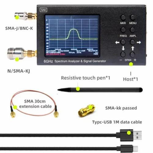 Jual 6GHz SA6 RF Spectrum Analyzer Spectrum Explorer Signal Genertor ...
