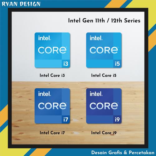 Jual Sticker Logo Intel Core i3 i5 i7 Gen 11 Gen 12 Nvidia Geforce RTX ...