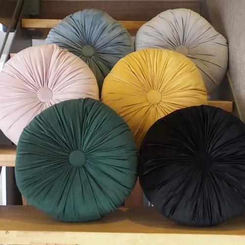 Jual Bantal Sofa - Round Pillow 50cm Bantal Duduk Bulat - Purple (ungu ...