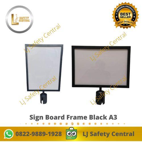 Jual Sign Board Frame Stainless Hitam A3 Potrait & Landscape - Jakarta ...