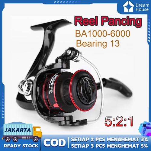 Jual Reel Pancing Logam Dua Warna reel pancing reel pancing laut ...