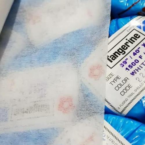 Jual Viselin 1500F Tangerine Vislin Fusible Interlining Kain Keras ...