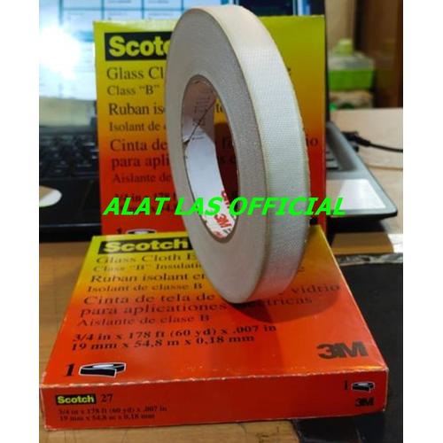 Jual Isolasi Listrik 3M Scotch 27 Ukuran 19 MM x 55 Meter Tahan Panas ...