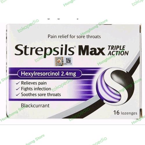 Jual Strepsils Max Triple Action 16 Lozenges - Kota Tangerang Selatan ...