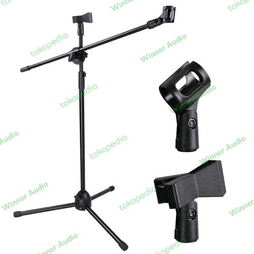 Jual STANDING MICROPHONE STAND MIC LANTAI TRIPOD BESI - Jakarta Barat ...