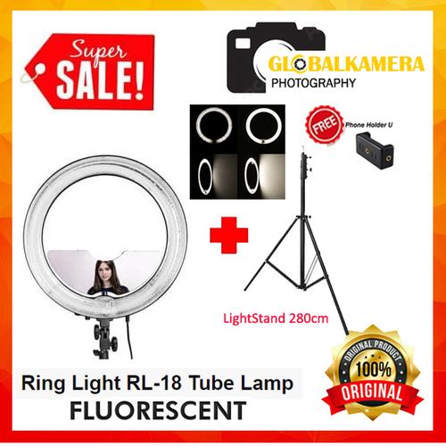 Jual Ringlight RL18 Tube Fluorescent (18 inch) 5500K - RL-18 Only ...