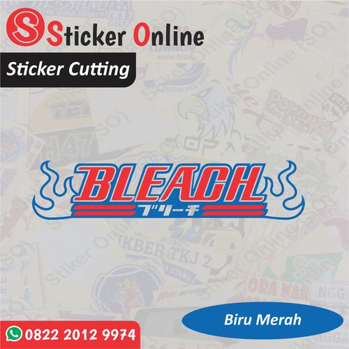 Jual Stiker Bleach Logo | Sticker Cutting Logo Bleach Motor Mobil ...