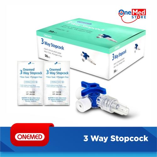Jual Three Way Stopcock 3way Stopcock Onemed Box Isi 50 Pcs - Jakarta ...