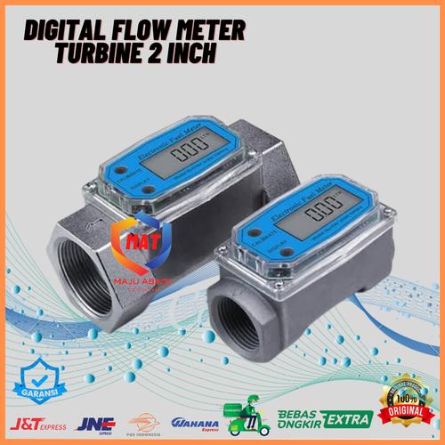 Jual DIGITAL FLOW METER TURBINE 2 INCH FLOW METER SOLAR/AIR DIGITAL 2 ...