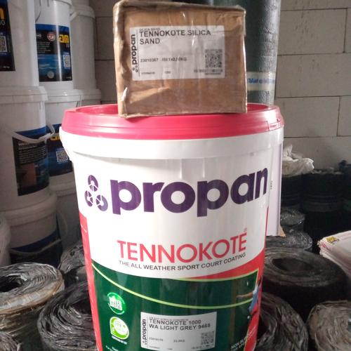 Jual cat lapangan propan tennkote tnk 1000 wa pail light grey/25kg set ...