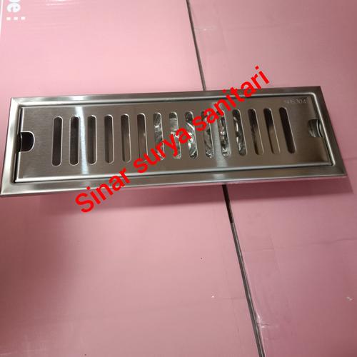 Jual Floor drain stainless 304 panjang/saringan got/floor drain pnjang ...
