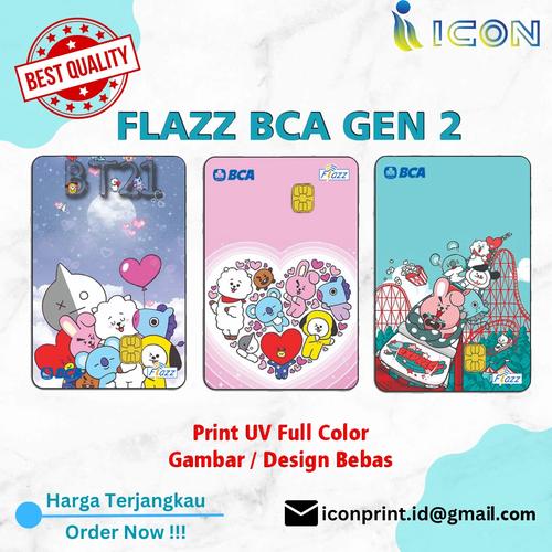 Jual Custom Kartu FLAZZ BCA GEN 2 NFC - Saldo 1 Sisi - Kab. Bekasi ...