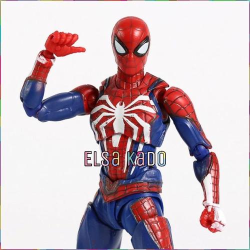 Jual Shf Spiderman Ps4 Advanced Suit Action Figure Spider Man Upgrade ...