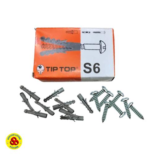 Jual Skrup Tapping 100 pcs viser S6 Sekrup Baut Housing Bor Tembok ...