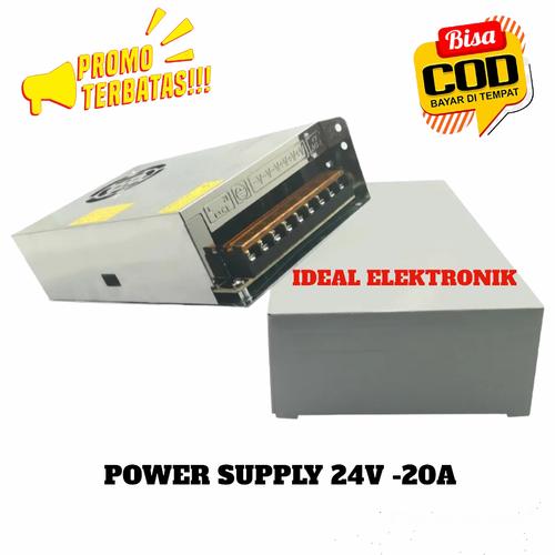Jual SWITCHING POWER SUPPLY 24V 20A / PSU 20A 24V - Jakarta Pusat ...