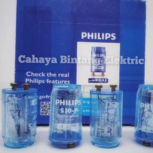 Jual PHILIPS STATER LAMPU TL S-10 S10 4-65 WATT 1 DUS / STARTER S-10 ...