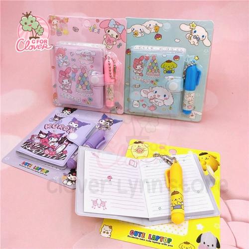 Jual MINI NOTE BOOK WITH PEN cute character diary kawaii stationary ...