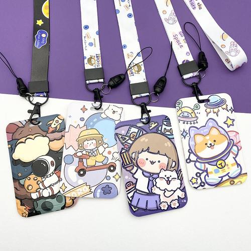 Jual Lanyard ID card Lucu / Astronot / Cute Girl / Cute Boy / Lanyard ...