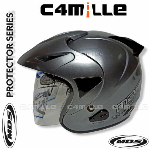 Jual HELM MDS PROTECTOR SOLID GRAPHIC METALIC HALF FACE - M - Jakarta ...