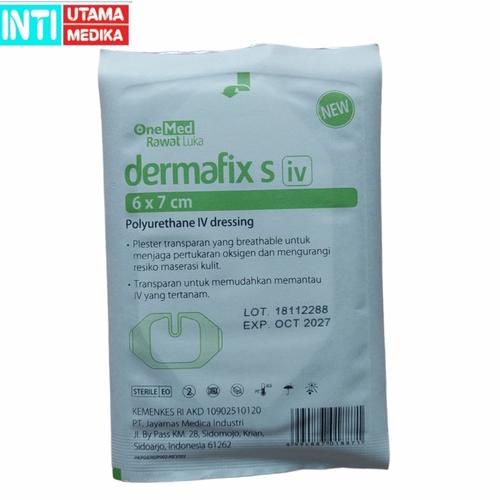 Jual Dermafix S iv 6x7 cm/Plester Infus Transparan Dermafix Onemed ...