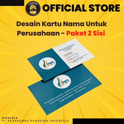 Jual Layanan Desain - Kartu Nama Untuk Perusahaan - Paket 2 Sisi - Kota ...