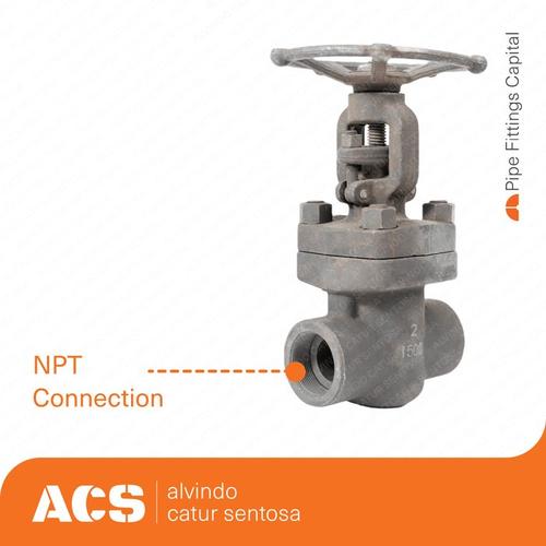 Promo GATE VALVE 1 inch SS 316 NPT CLASS 800 TRIM 10 GBA Cicil 0% 3x ...
