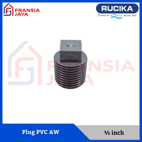 Jual Fitting Pipa Plug | Pluk | Dop Drat Luar PVC AW 1/2 inch RUCIKA ...