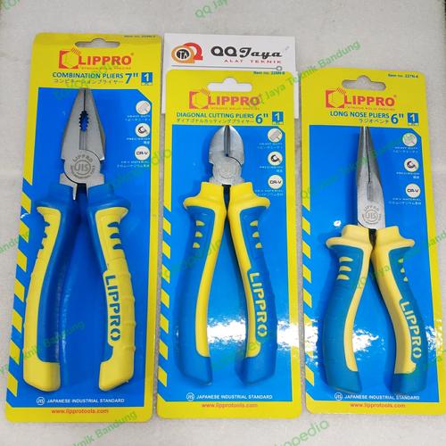 Jual Tang set 3 pc Lippro - Kombinasi 7" + Lancip 6"+potong 6" New ...