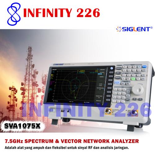 Jual 7.5GHz Spectrum & Vector Network Analyzer Siglent SVA1075X ...